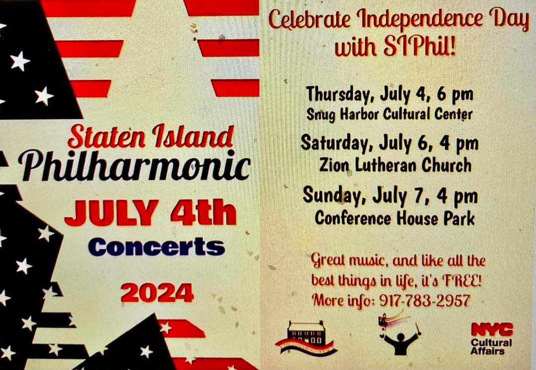 Staten Island Philharmonic July 4th Concerts 2024 - Staten Island ...